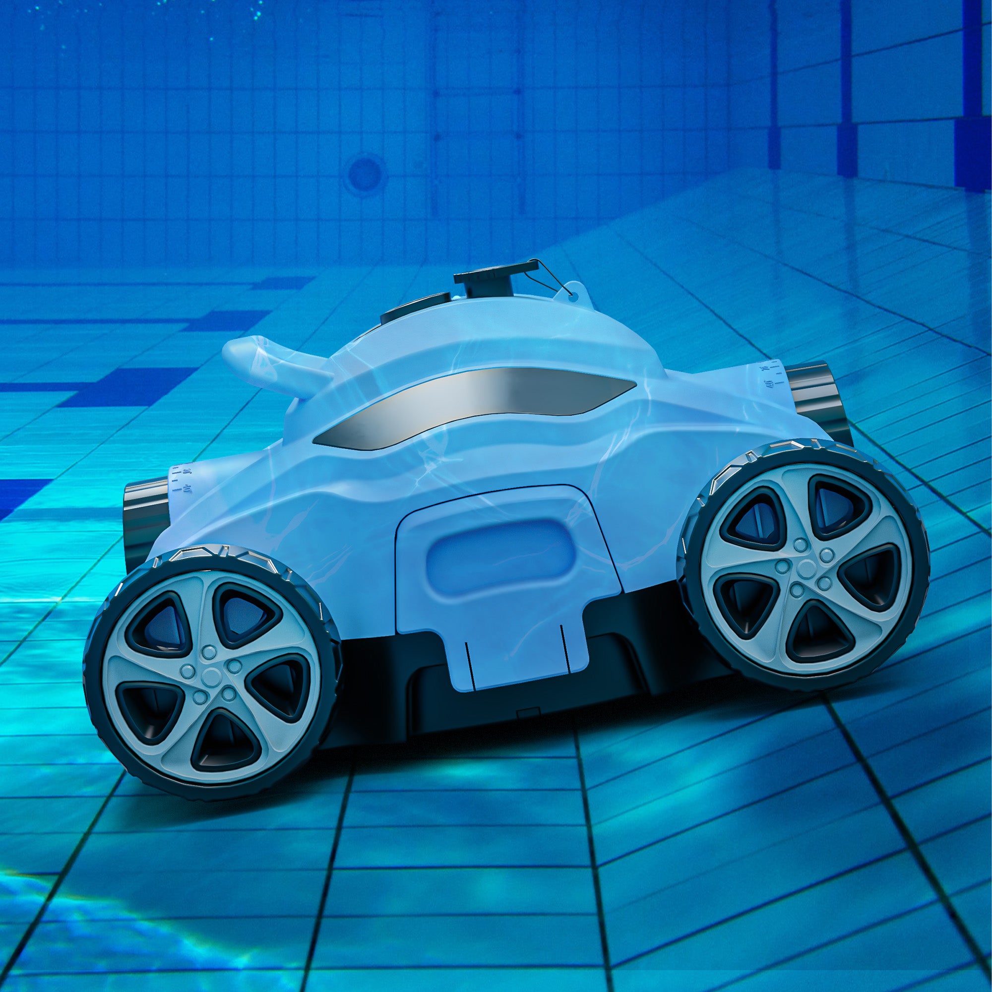 Advwin Cordless Robotic Pool Cleaner Dolphin Pool Cleaner