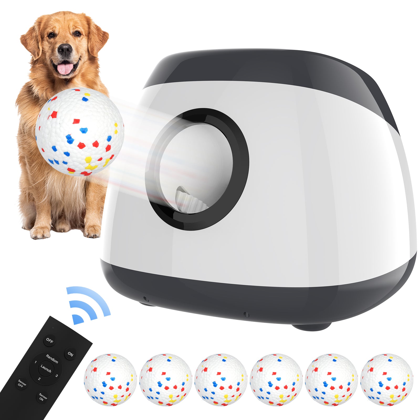 Advwin Large Ball Thrower Automatic Launcher